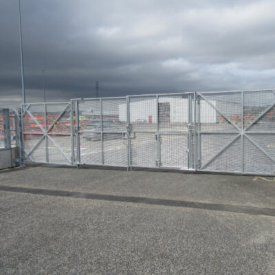 On Ground Bi-Fold Vehicle Gates | Polmil